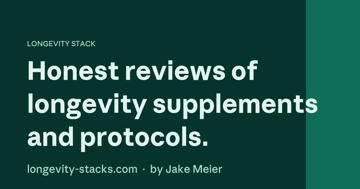 Best Longevity Supplement Stacks Ranked (2026) | Longevity Stack